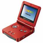 Red Gameboy Advance SP - GameBoy Advance – Retro Game Wolf